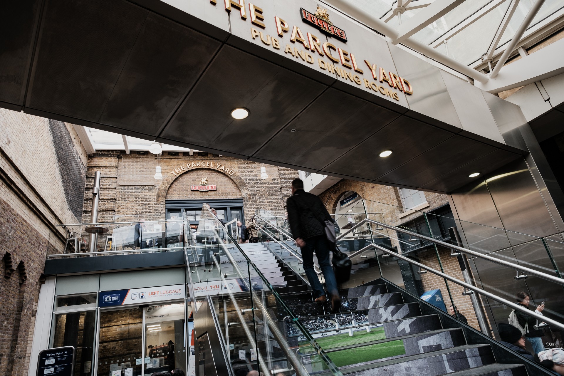 Mother's Day at The Parcel Yard, King's Cross in London